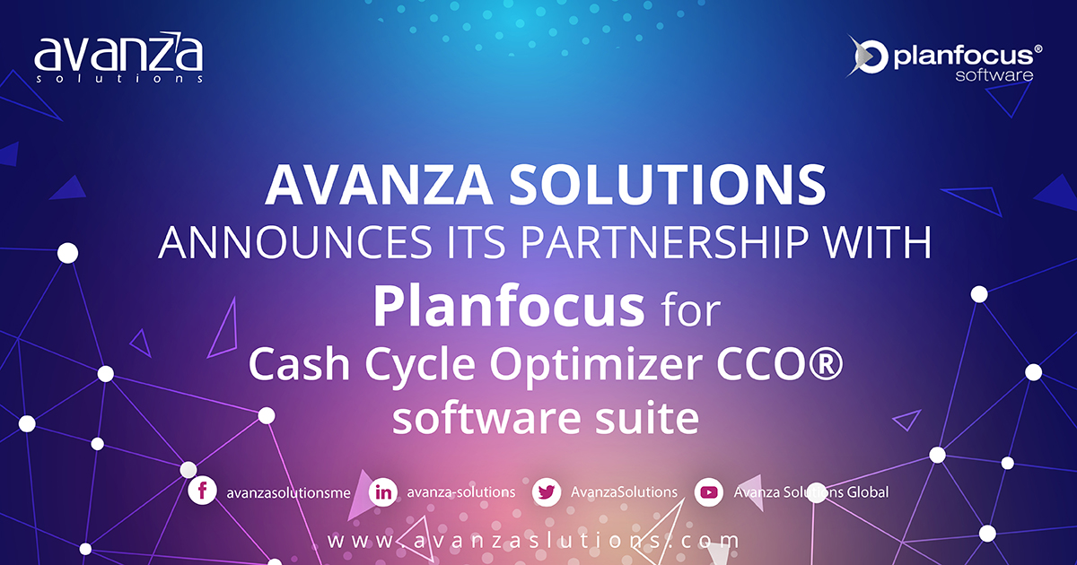 Avanza Solutions Announces its partnership with Planfocus for Cash ...